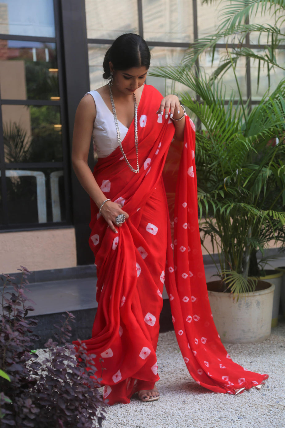 Handcrafted Chinnon Sarees | Elegant & Beautiful Fall Sarees with ...